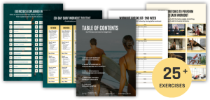 Training for surfing fitness: 4-day surf workout routine for beginners