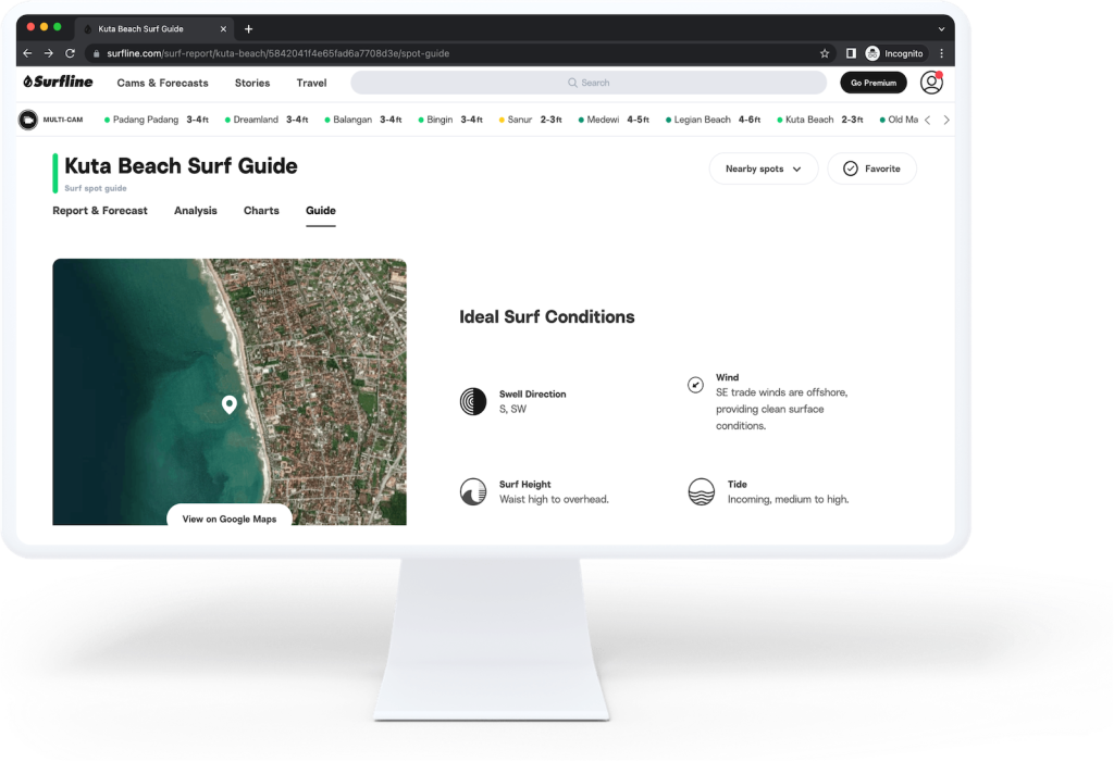 How to read a surf forecast on Surfline for beginners