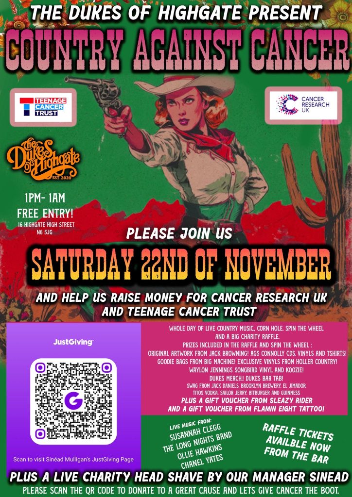 COUNTRY AGAINST CANCER - thedukesofhighgate.co.uk