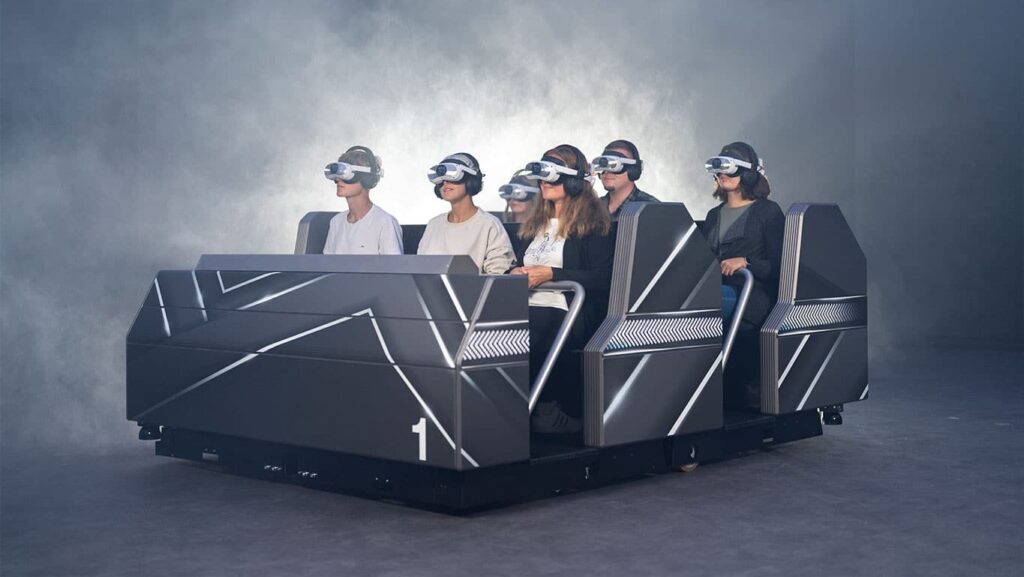 Mack Rides présente un concept de parcours virtuel sans rails et ...