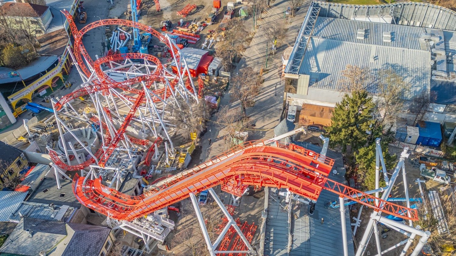 Der Wiener Prater beginnt mit dem Bau einer neuen Inversion-Achterbahn.
