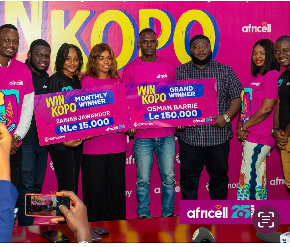 Africell Rewards Lucky Winners of 'Win Kopo' Promotion - The Watch Newspaper