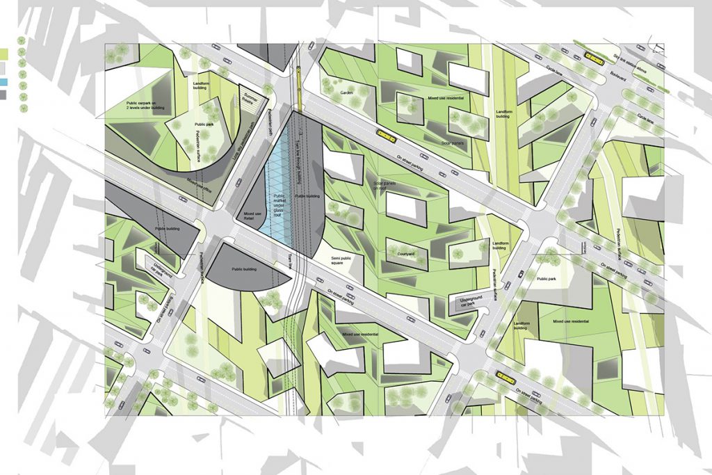 Turf City - Vatnsmyri parametric urban proposal - Reykjavik, Iceland