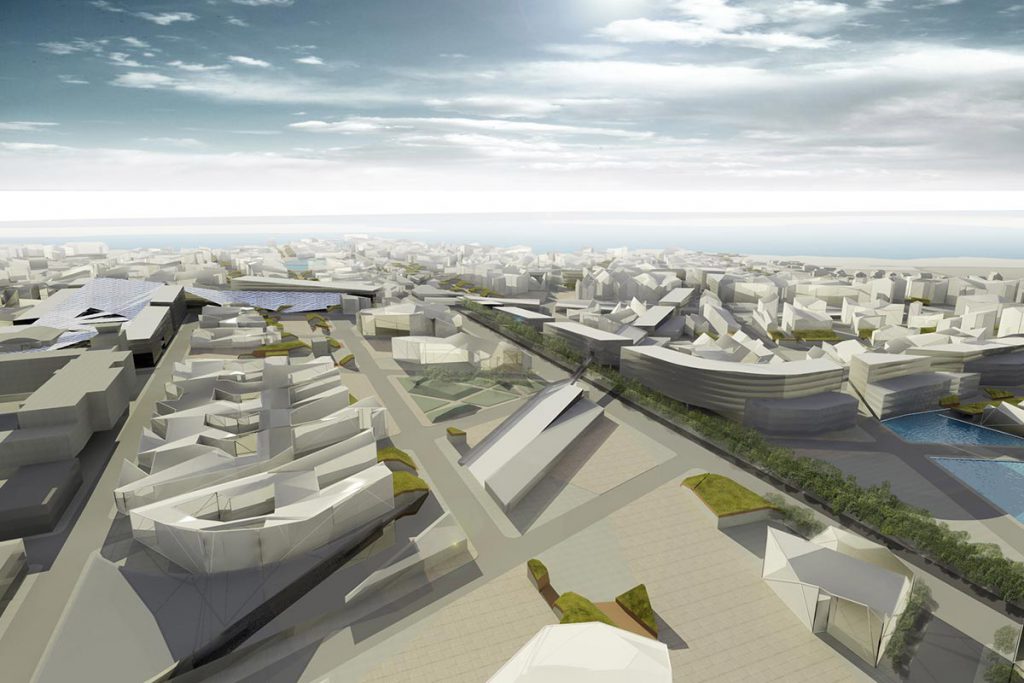Turf City - Vatnsmyri parametric urban proposal - Reykjavik, Iceland