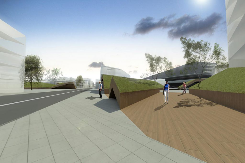 Turf City - Vatnsmyri parametric urban proposal - Reykjavik, Iceland