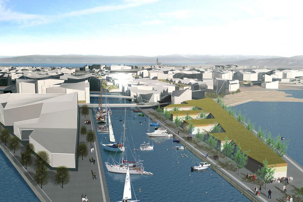 Turf City - Vatnsmyri parametric urban proposal - Reykjavik, Iceland