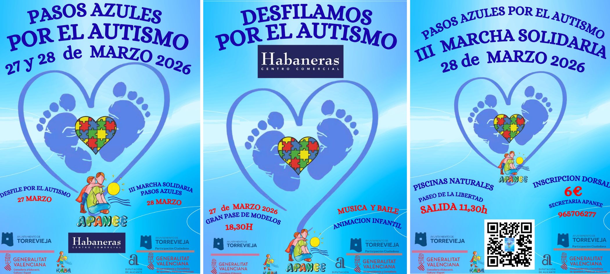 Día Mundial del Autismo en Torrevieja: Marcha Solidaria y Desfile ...