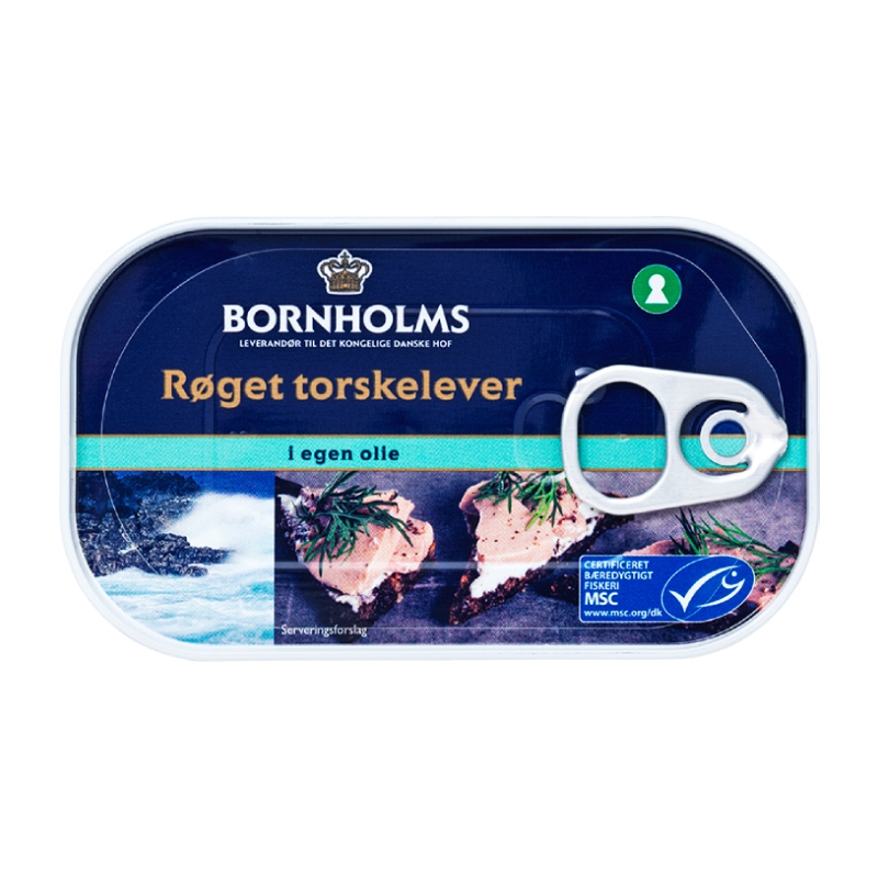 Rökt Torsklever Bornholms, 120g – Tollans Fisk