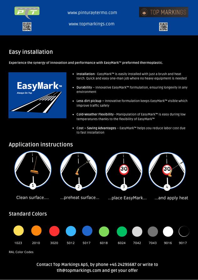 Preformed Thermo | topmarkings.com