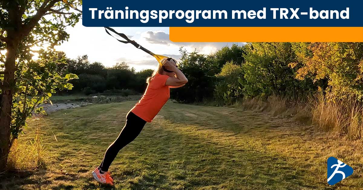 Träna med TRX band. 2 träningsprogram med 20 övningar