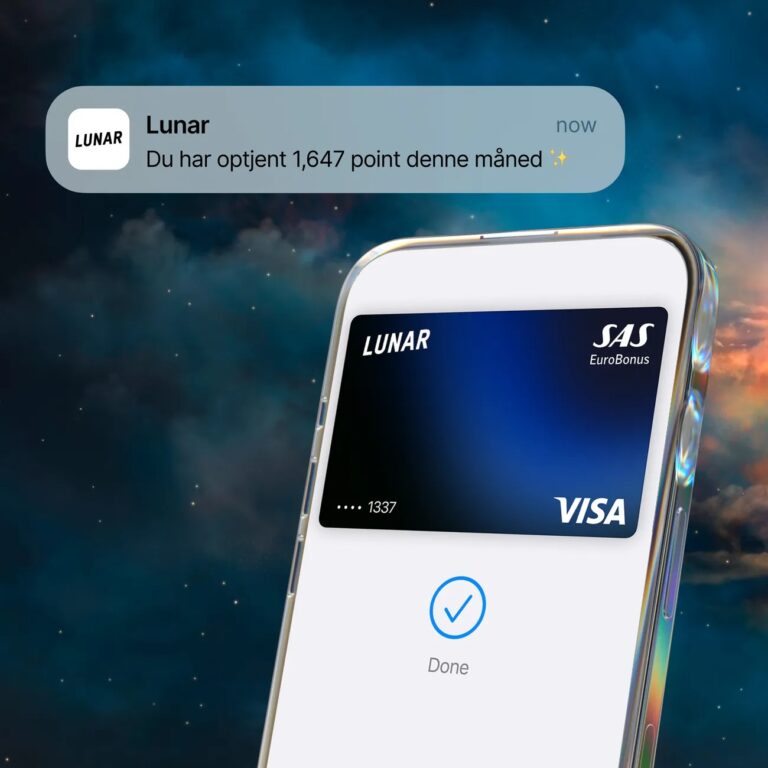 SAS går i alliance med Lunar Bank - Trendsandtravel.dk