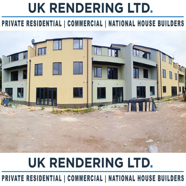 UK Rendering - View our work we use KREND, PAREX, & WEBBER.