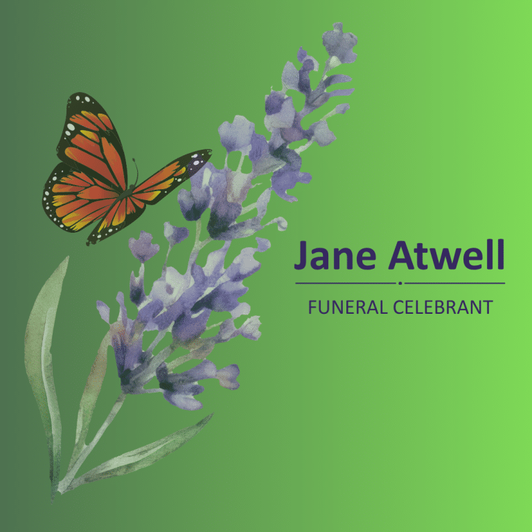 Jane Atwell Funeral celebrant Logo - UK Society of Celebrants