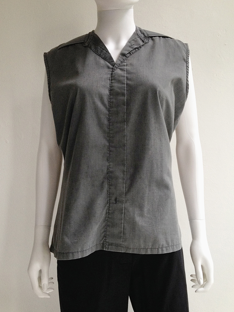 Maison Martin Margiela artisanal grey flat t-shirt — spring Maison Martin Margiela artisanal grey flat t-shirt — spring