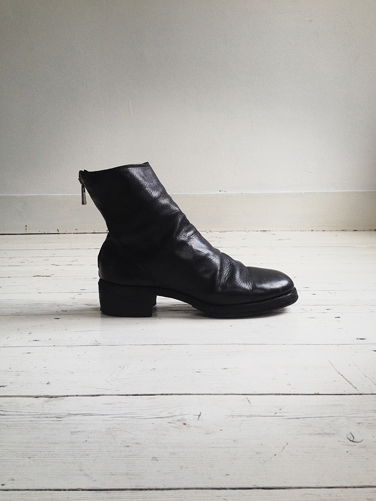 Guidi 796Z Black Leather Back-Zip Boots (39) - VANIITAS Guidi 796Z Black Leather Back-Zip Boots (39) - VANIITAS