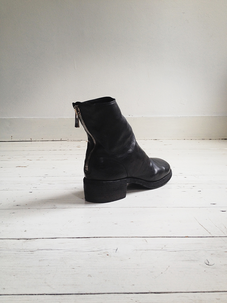 Guidi 796Z Black Leather Back-Zip Boots (39) - VANIITAS Guidi 796Z Black Leather Back-Zip Boots (39) - VANIITAS