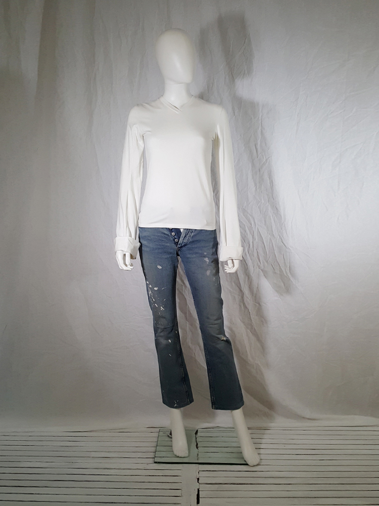 Helmut Lang painter jeans with white paint - VANIITAS Helmut Lang painter jeans with white paint - VANIITAS