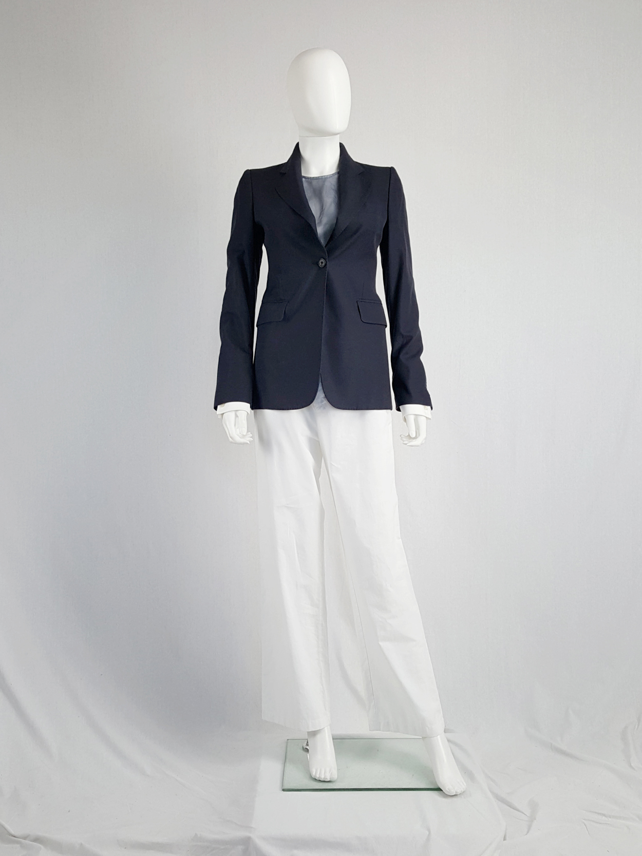 Maison Martin Margiela replica blue boy's tailored jacket Maison Martin Margiela replica blue boy's tailored jacket