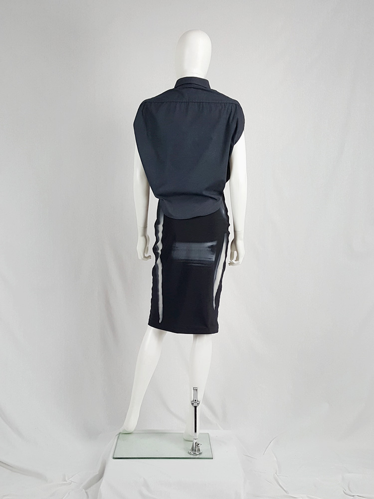 Maison Martin Margiela artisanal blue circle shirt — spring Maison Martin Margiela artisanal blue circle shirt — spring