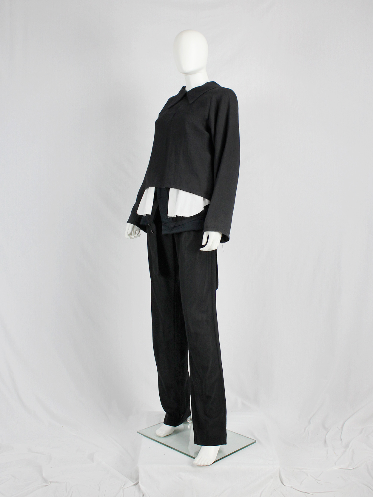 Maison Martin Margiela black jacket reproduced from a doll's Maison Martin Margiela black jacket reproduced from a doll's