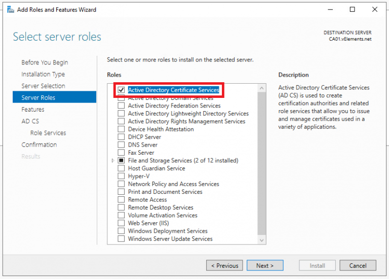 Installing and Configuring Active Directory Certificate Services (AD CS ...