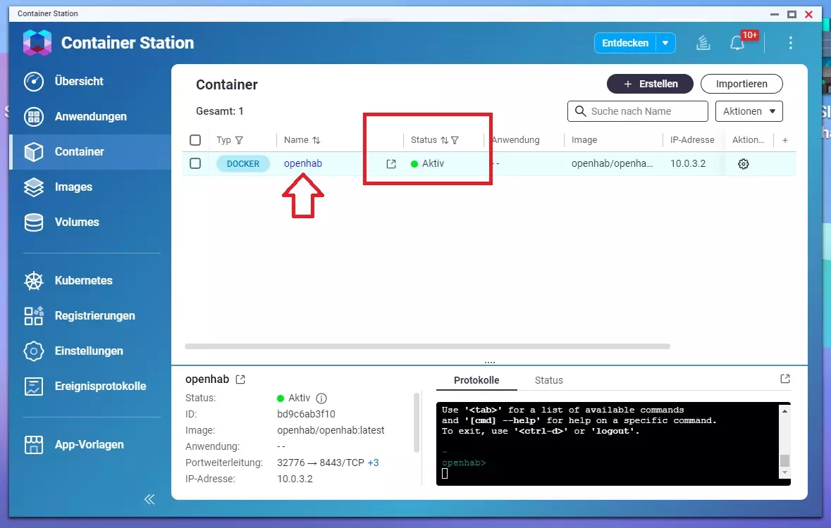 OpenHAB auf QNAP installieren (Schritt-für-Schritt-Anleitung)