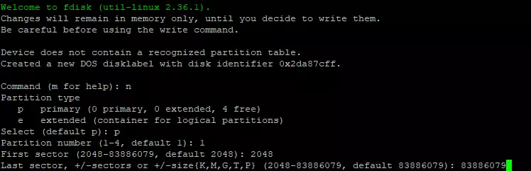 Neue Festplatte einen Linux-Computer hinzufügen (Shell)
