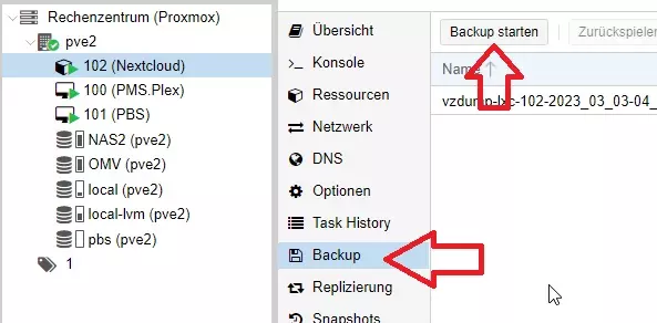 Proxmox Backup Server: Wie Backups eingerichtet werden