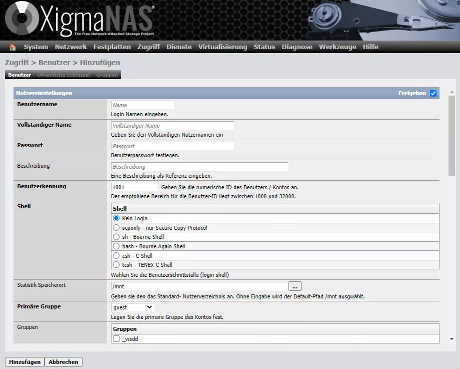 XigmaNAS: Installation und Einrichtung der NAS-Distribution