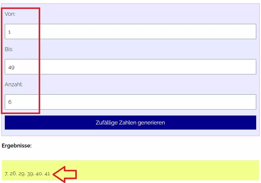 Zahlengenerator für zufällige Zahlen: Jetzt per Klick generieren