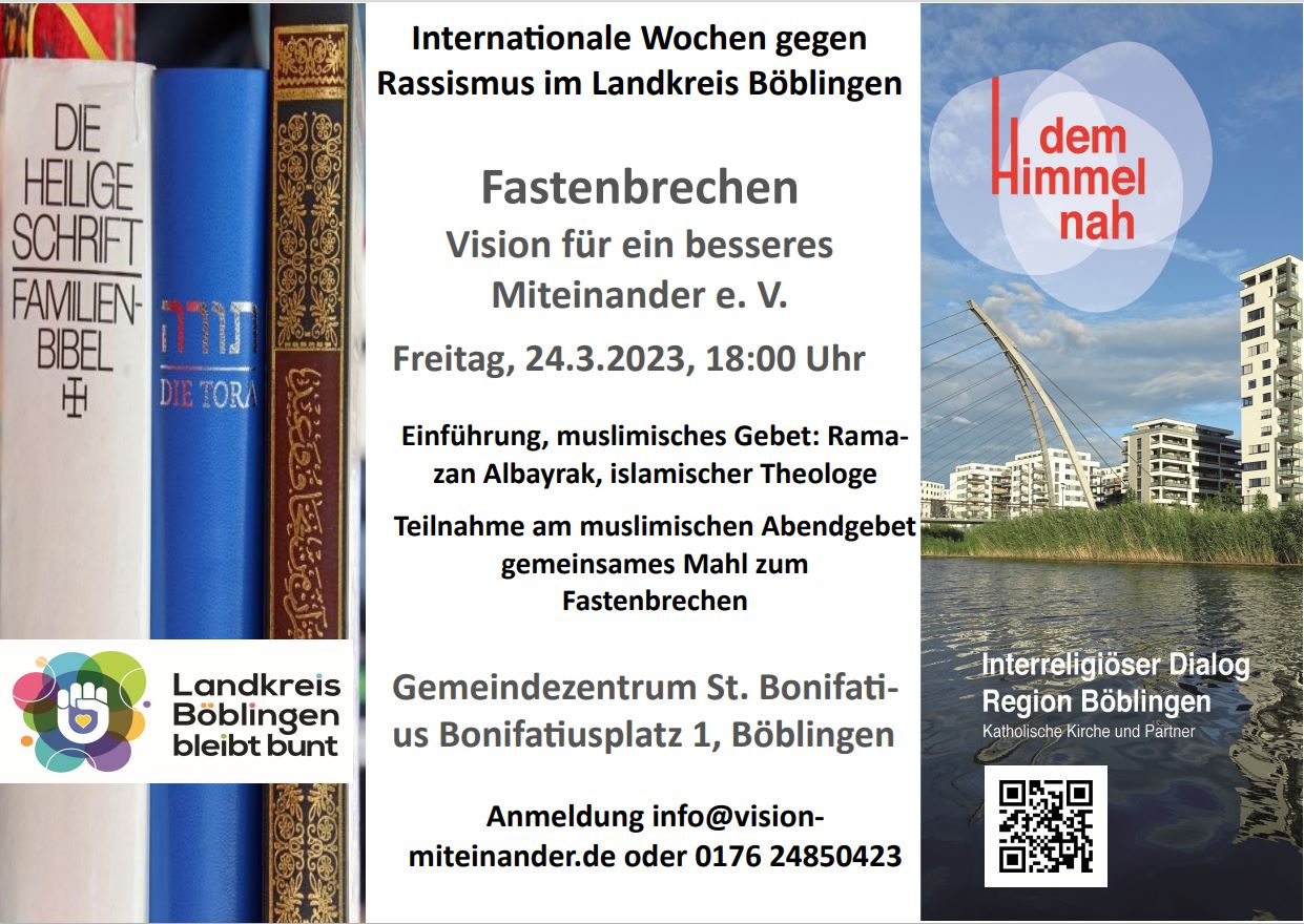 Einladung zum Fastenbrechen | Vision für ein besseres Miteinander e.V.