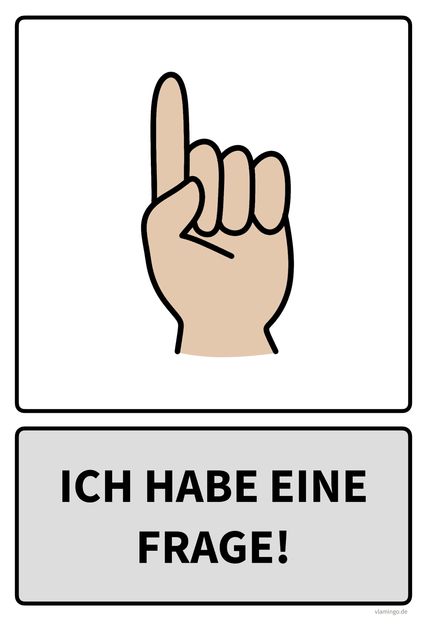 Handzeichen im Unterricht: 10 Bildkarten & Merkblatt (Klassenraum)