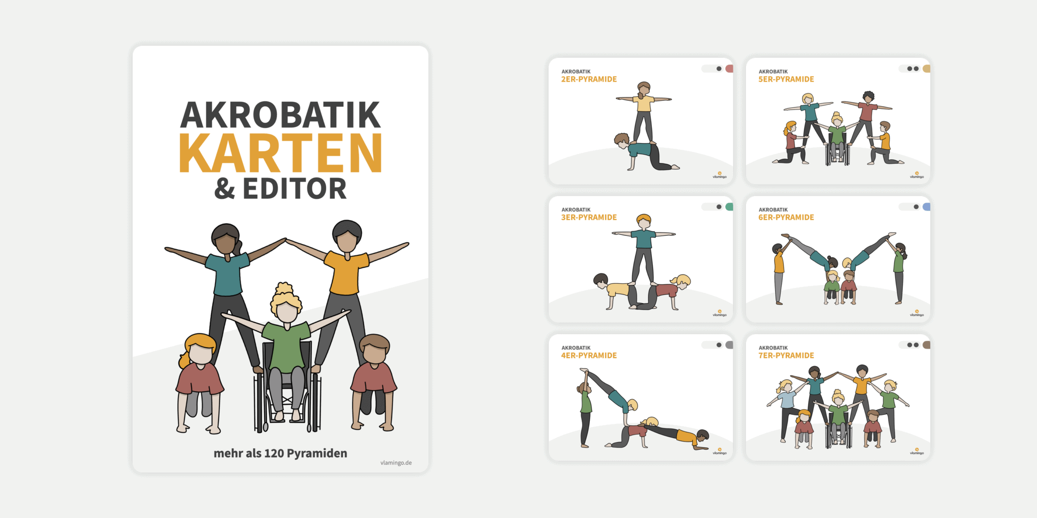 Akrobatik: 120 Übungen & Begleitmaterial für den Sportunterricht