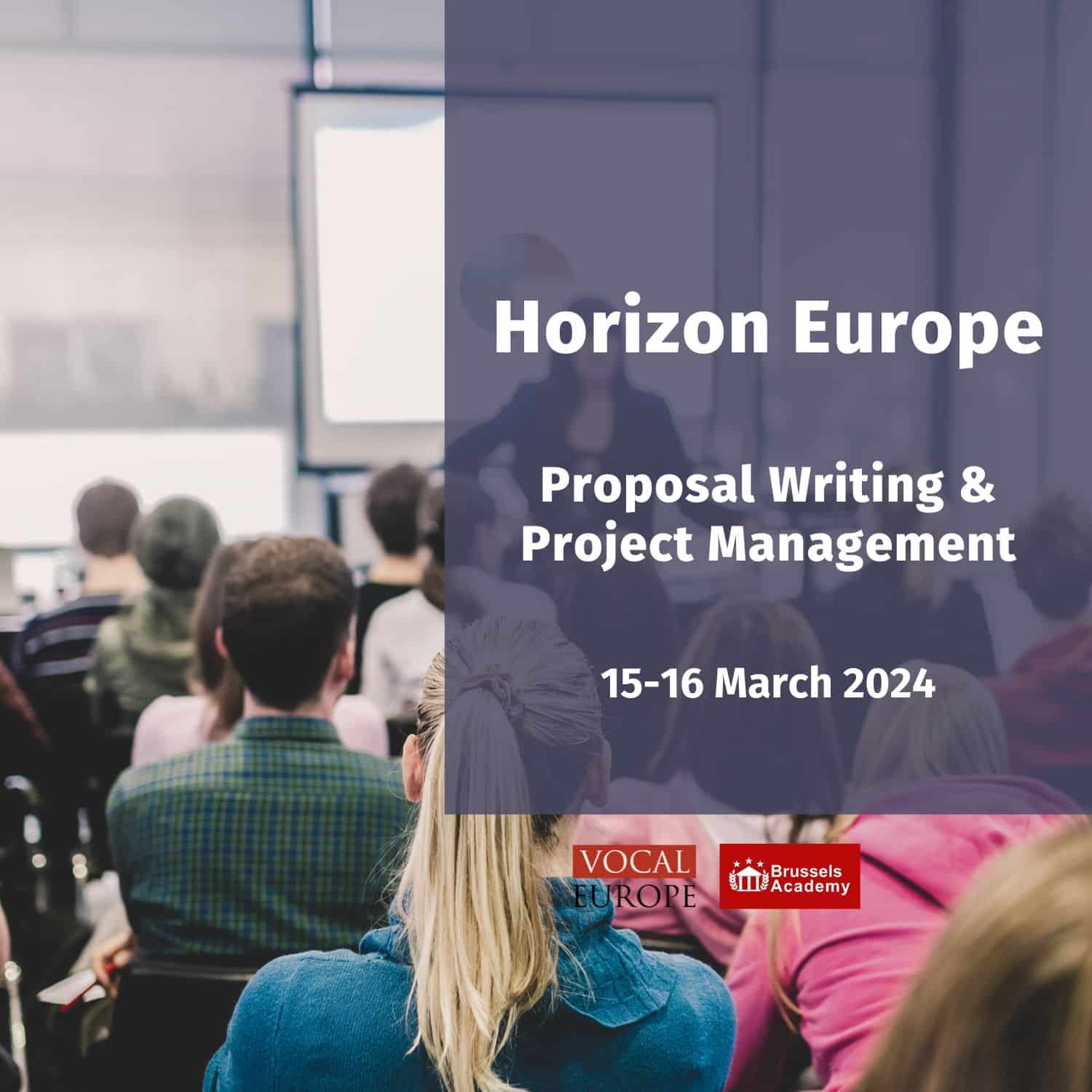 TRAINING | Proposal Writing and Project Management for EU Horizon Europe Program | 15-16 March ...
