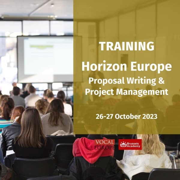 TRAINING | Proposal Writing and Project Management for EU Horizon Europe Program | 26-27 October ...