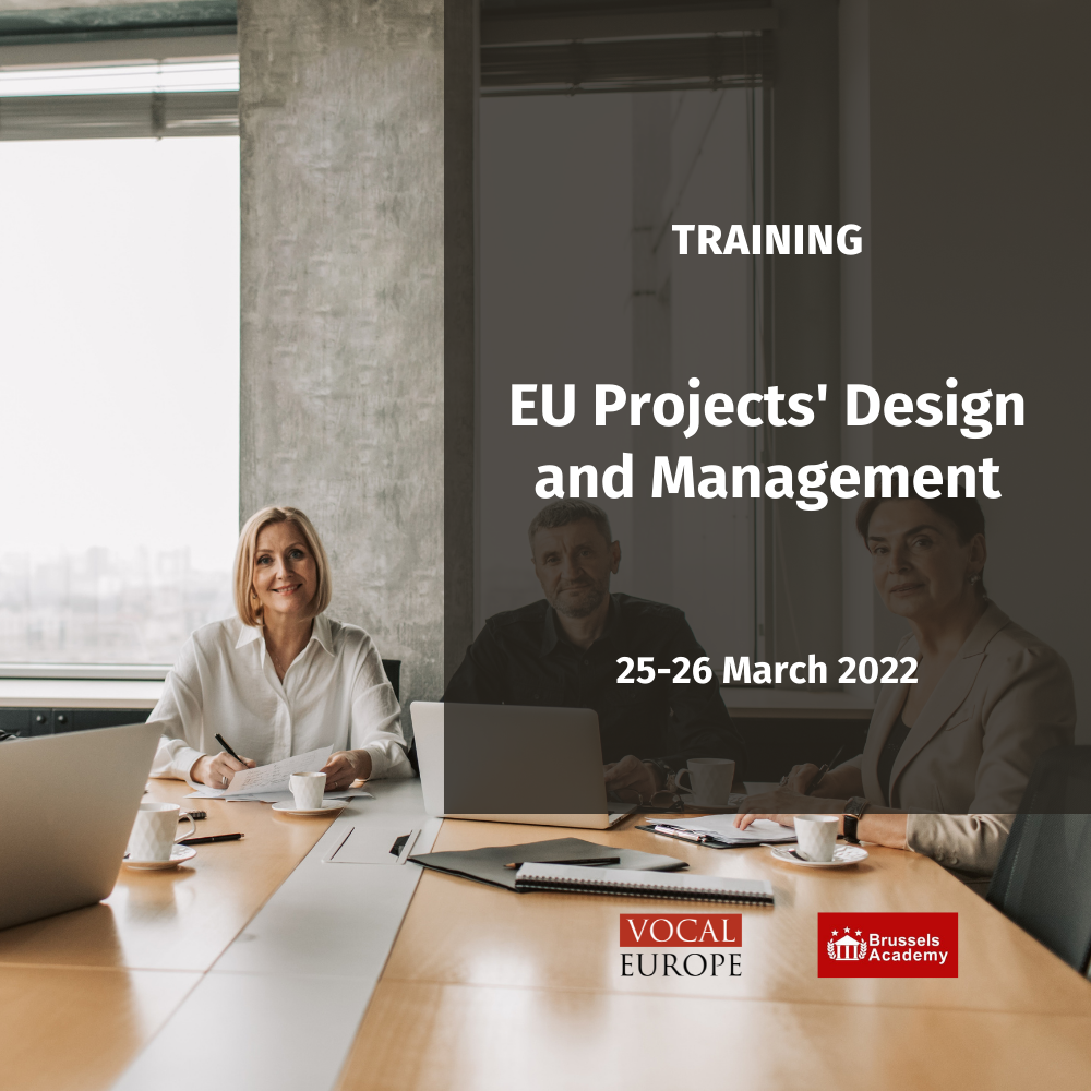 TRAINING FOR FUNDING | EU Projects’ Design and Management (25-26 March ...