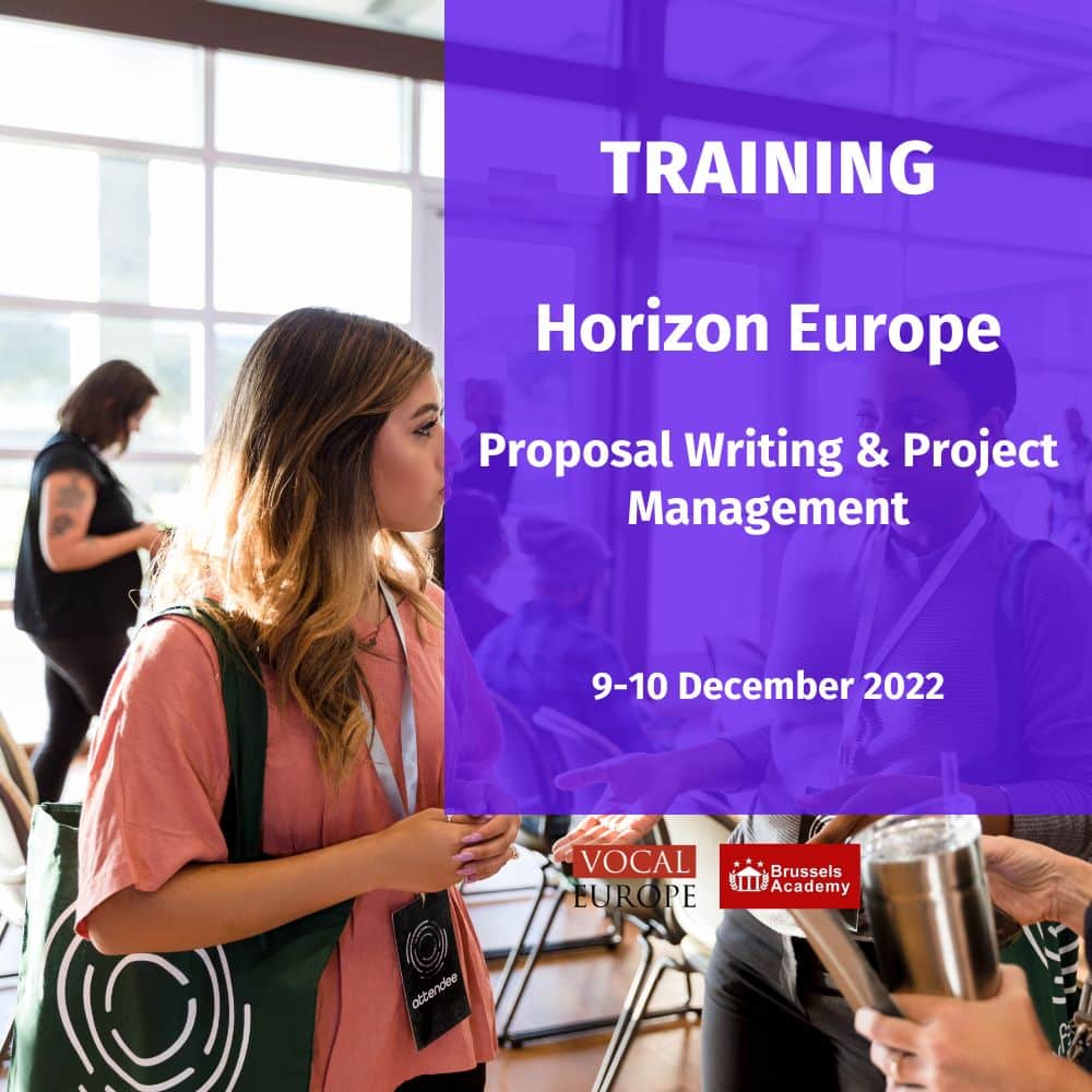 TRAINING | Proposal Writing and Project Management for EU Horizon Europe Program | 9-10 December ...