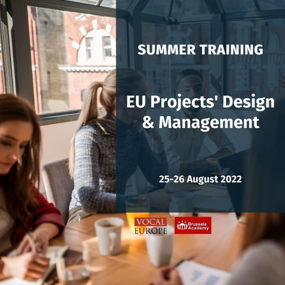 SUMMER TRAINING FOR FUNDING | EU Projects’ Design and Management (25-26 ...
