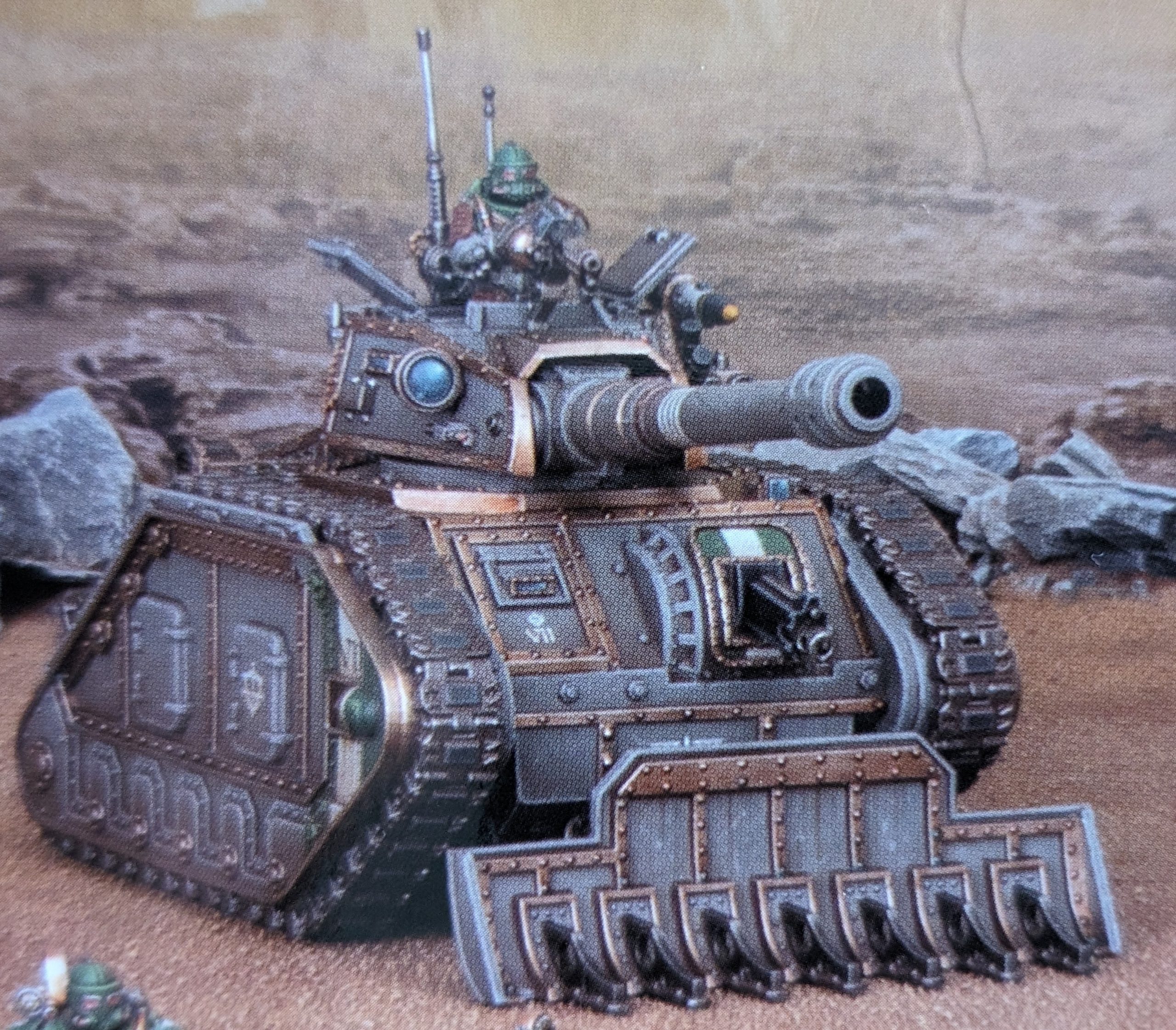 Solar Auxilia Leman Russ Battle Tank (On Sprue) - warbay.shop