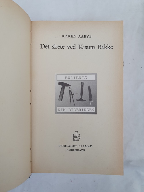 Karen Aabye - Det skete ved Kisum bakke. - Wedel´s Lopper