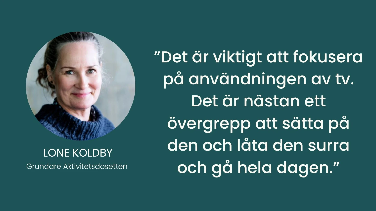 TV kanal för demenssjuka - Wera Welltech