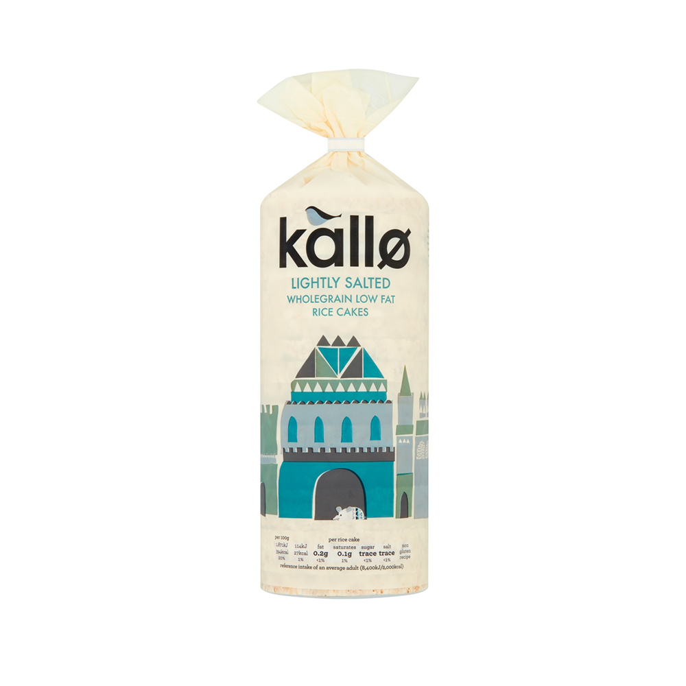 Kallo Low Fat Rice Cakes – 130g (KLO016) | Whole Range
