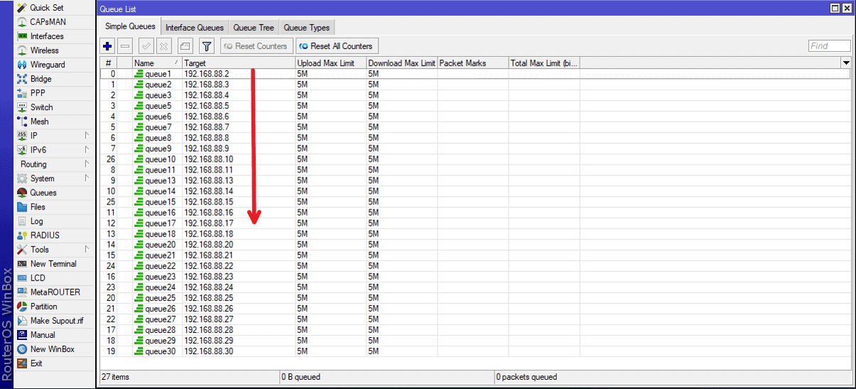 mikrotik queue configuratie | Mikrotik traffic shaping configuraties