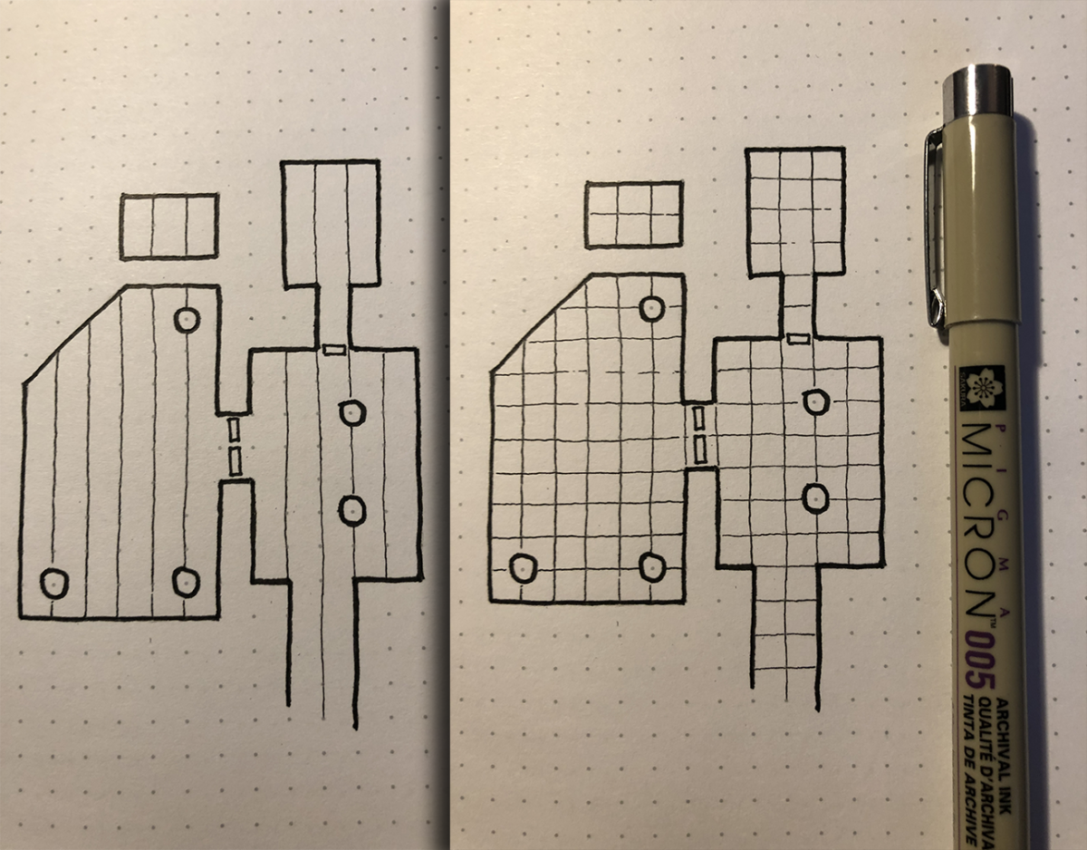 Tutorial: how to draw a basic dungeon map - Paths Peculiar