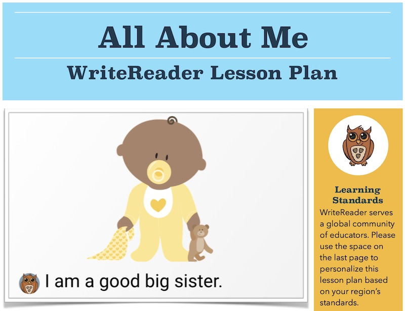 "All About Me" Lesson Plan - WriteReader