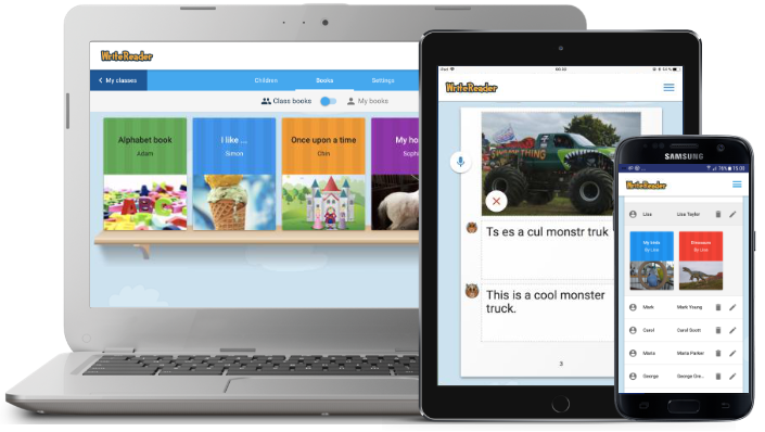 WriteReader - Book creating tool to increase students literacy skills