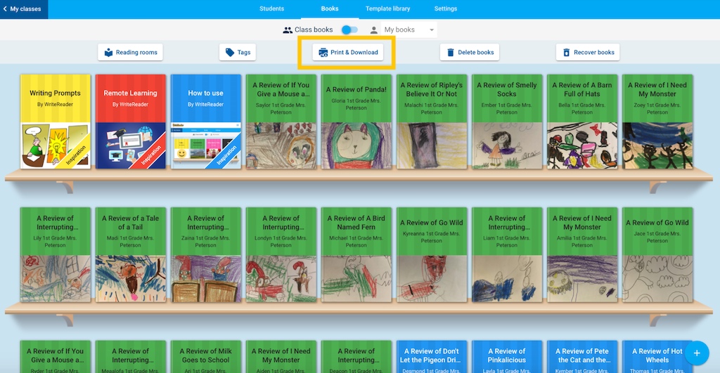 Boost Literacy with a WriteReader Book Fair Project - WriteReader