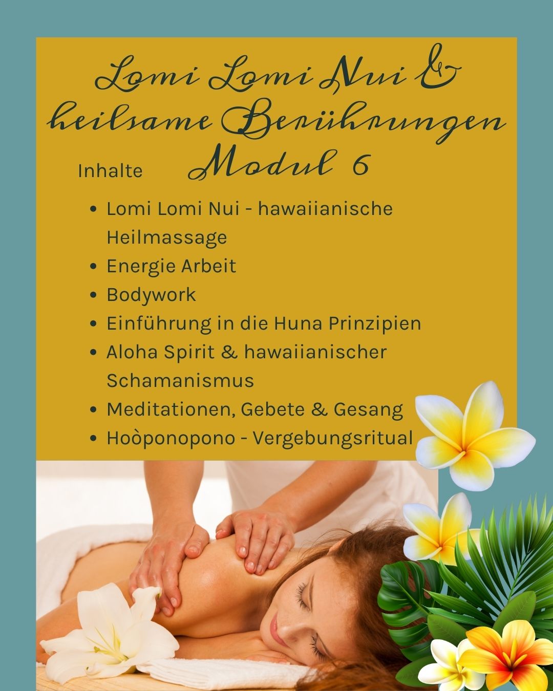 Lomi Lomi Nui Ausbildung Modul 6 - yoga-nature-moments.de