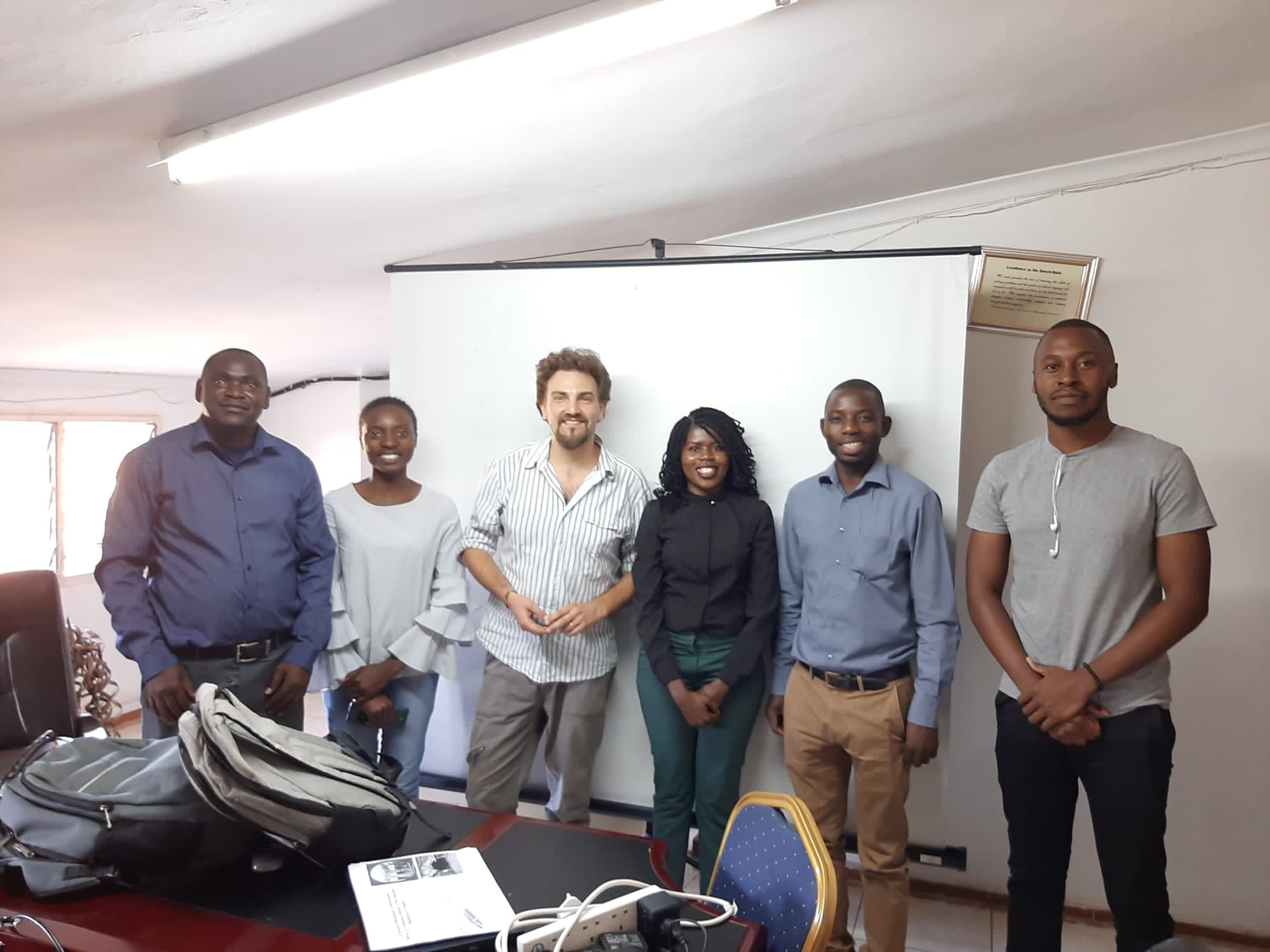 Yu-Zam Team presents research at the University of Zambia, Lusaka