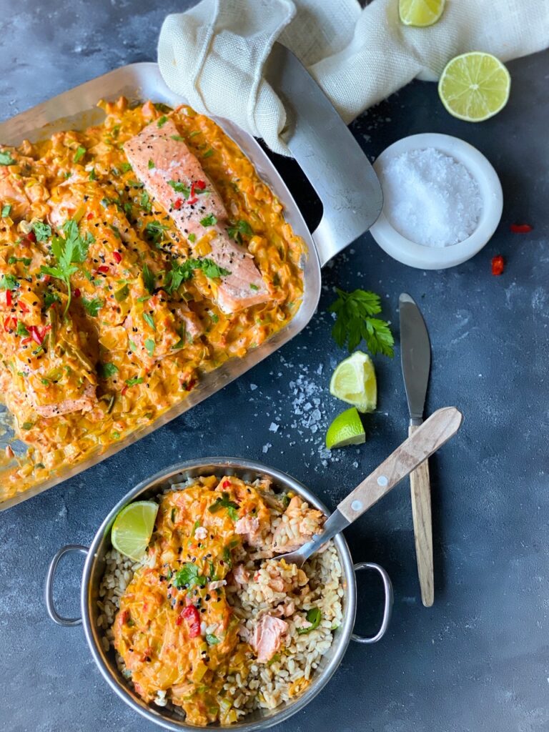 Ugnsbakad ris med lax - Zofias Kök | Officiella hemsida